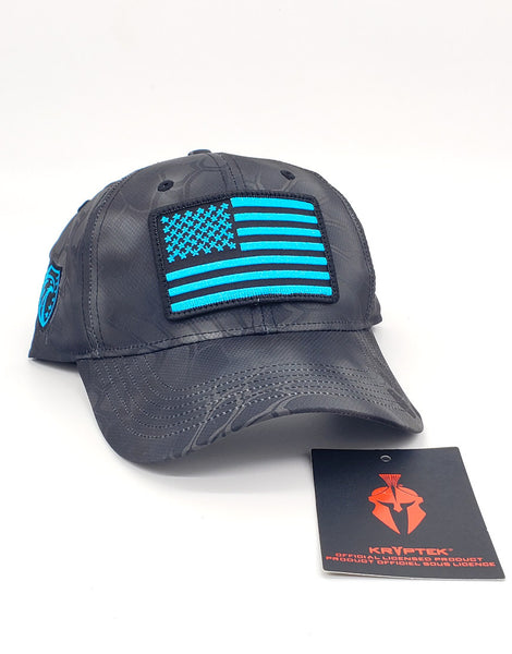 Kryptek Camo American Flag Cap - Defender Gear Patriotic Apparel ...